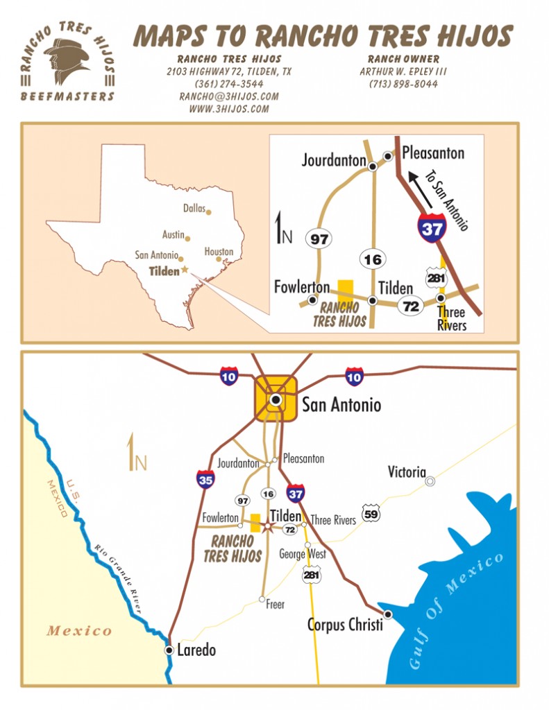 Maps - Rancho Tres Hijos